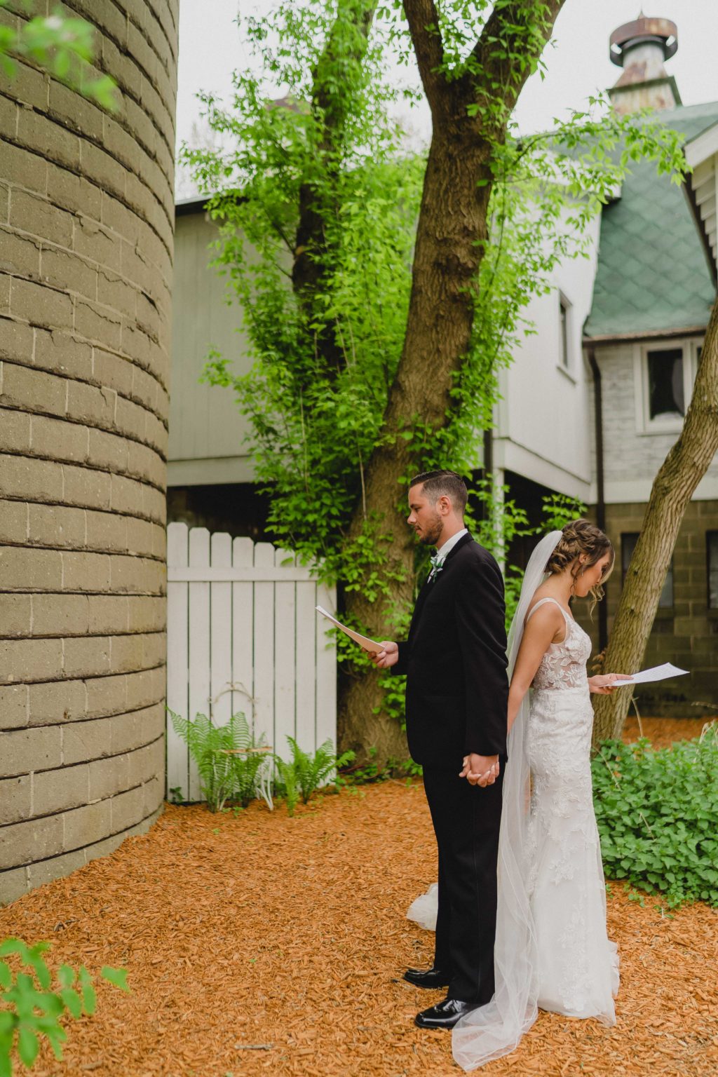 Blue Dress Barn Wedding- Benton Harbor, Michigan – Brie + Matt | Kate ...