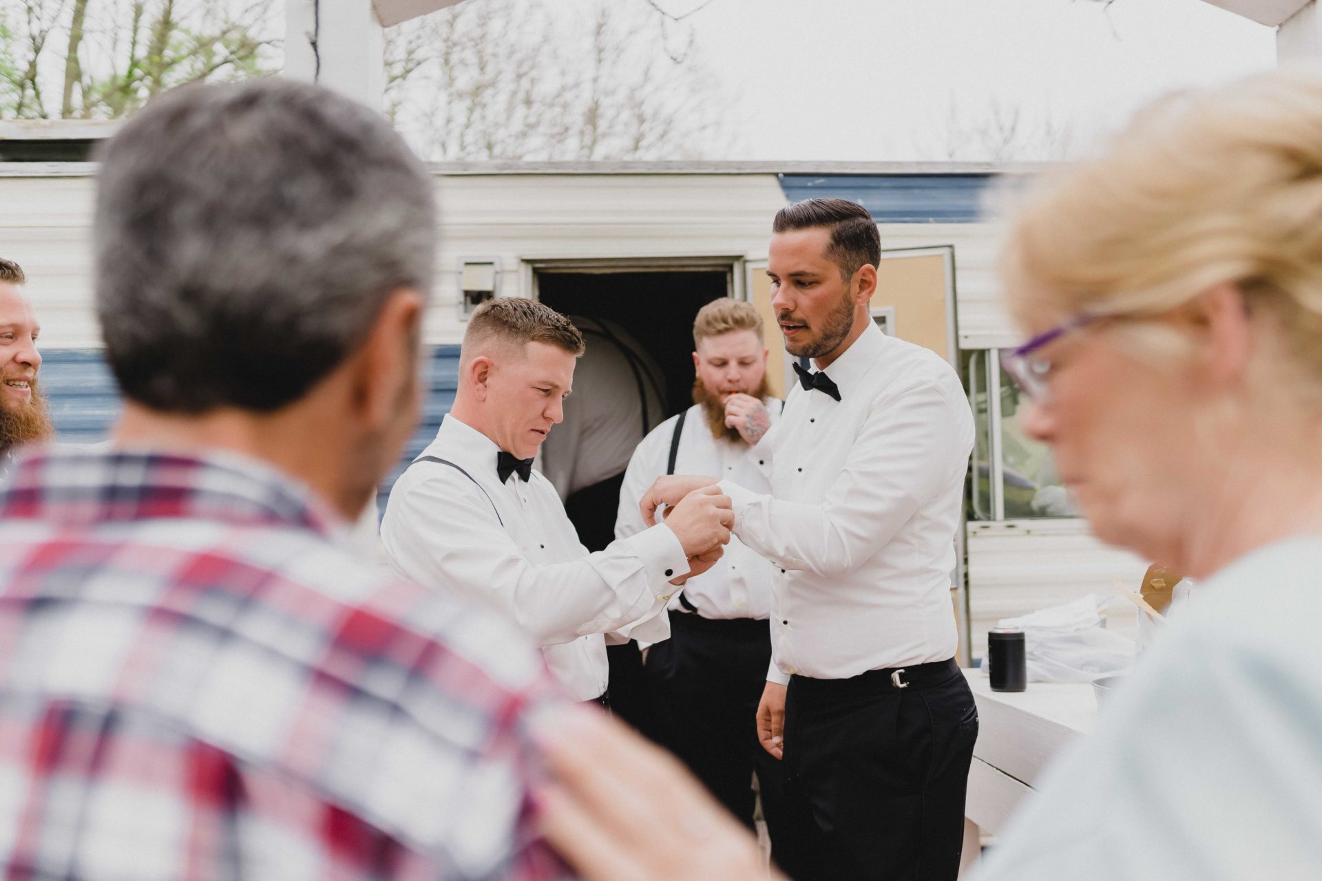 Blue Dress Barn Wedding- Benton Harbor, Michigan – Brie + Matt | Kate ...